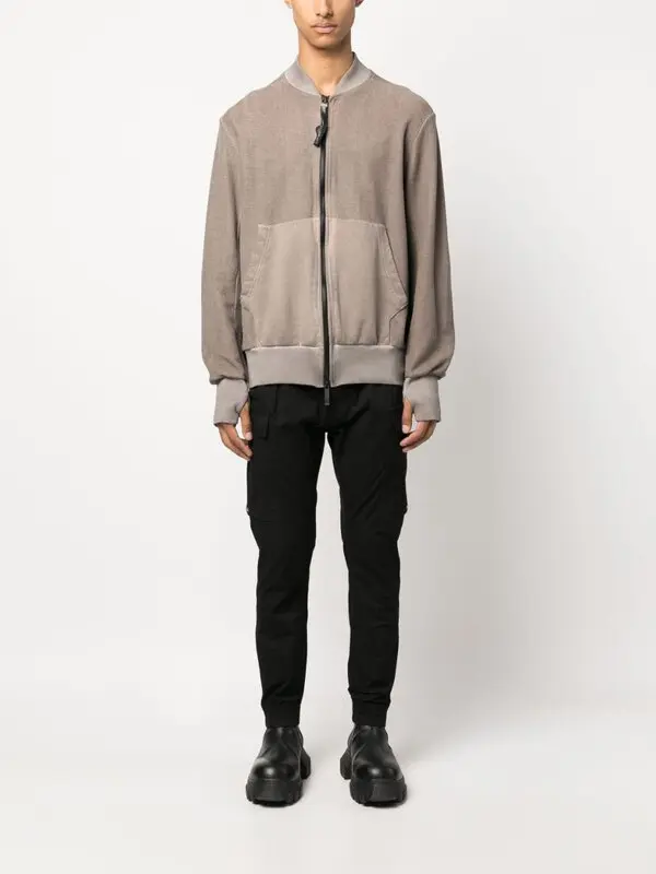 ISAAC SELLAM EXPERIENCE Exposed-seam Zip-up Bomber Jacket