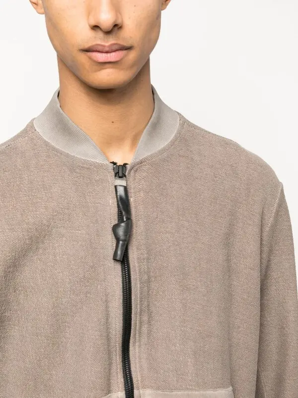 ISAAC SELLAM EXPERIENCE Exposed-seam Zip-up Bomber Jacket