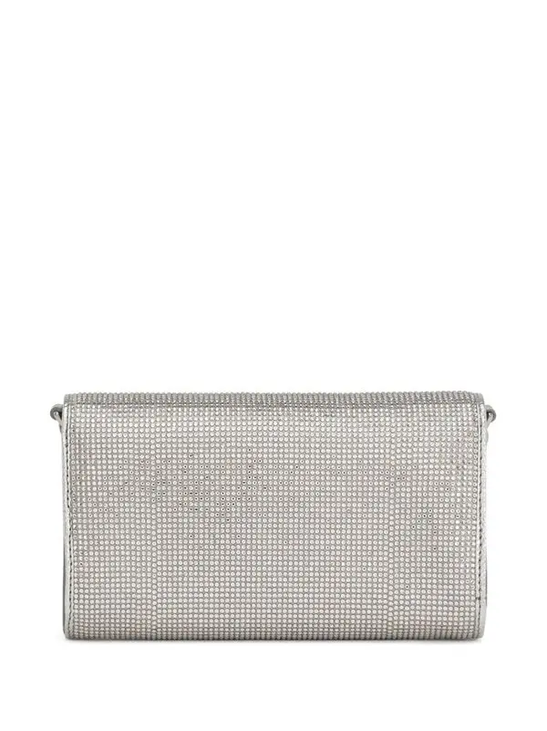 Dolce & Gabbana Logo-plaque Crystal-embellished Crossbody Bag