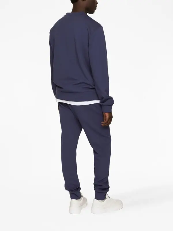 Dolce & Gabbana Bee-embroidered Cotton Sweatshirt - Blue