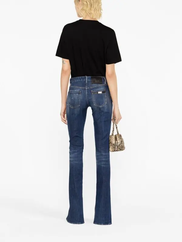 Dsquared2 Distressed Bootcut Jeans