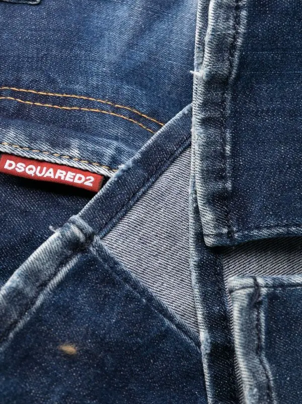 Dsquared2 Distressed Bootcut Jeans