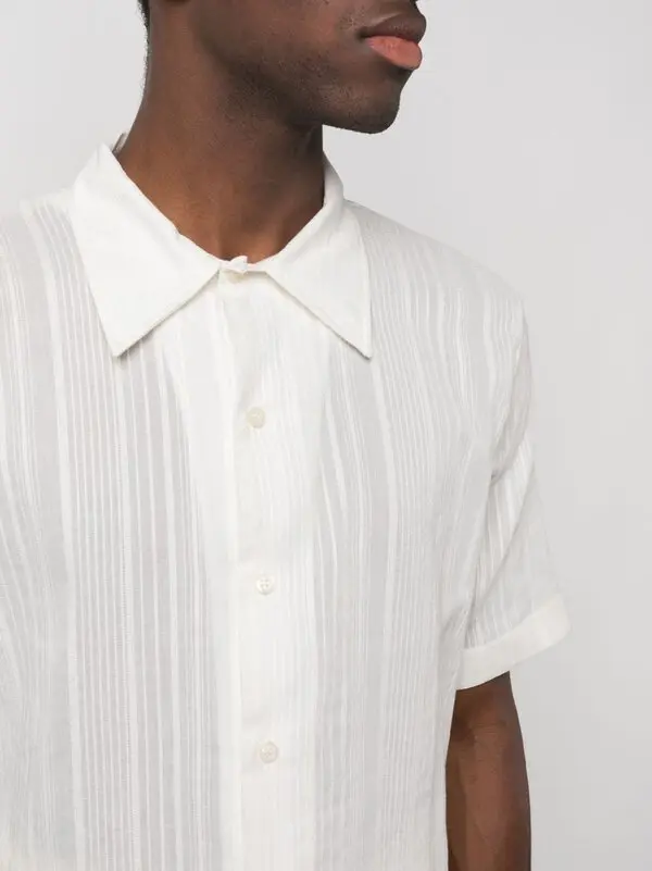 Séfr Pintuck Cotton Shirt - White