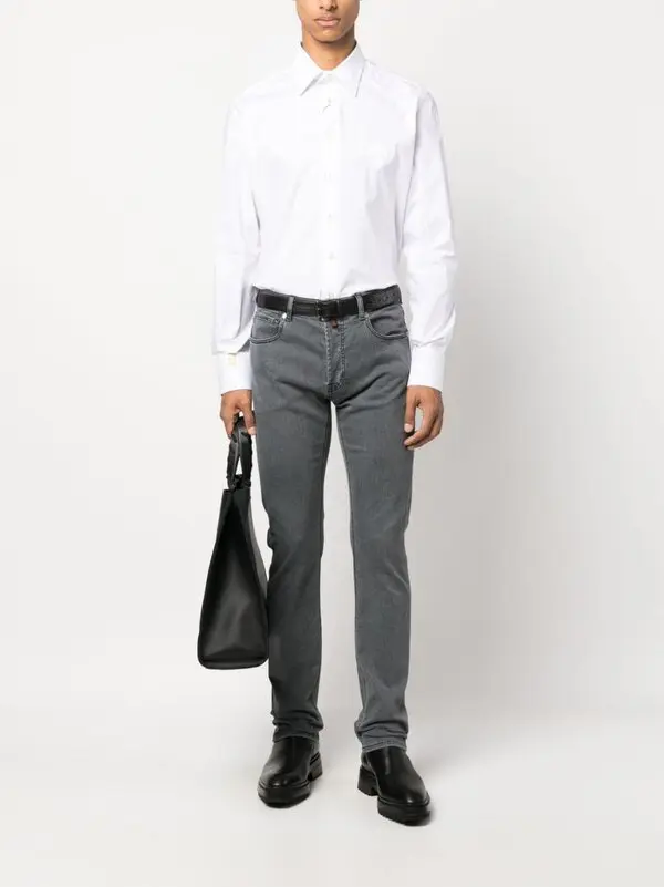BILLIONAIRE Slim-cut Poplin Shirt