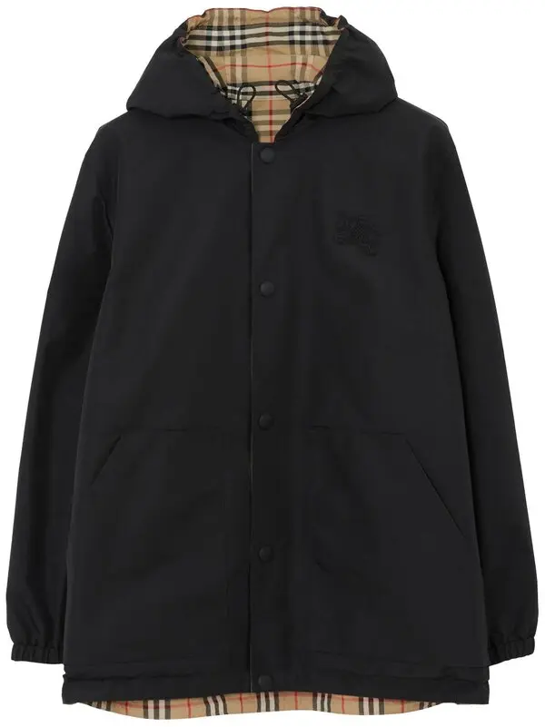 Burberry Reversible Check Jacket - Black