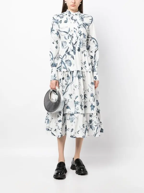 Erdem Floral-print Cotton Dress