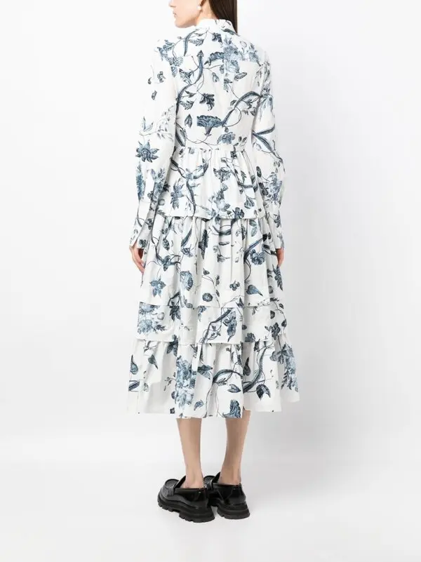 Erdem Floral-print Cotton Dress