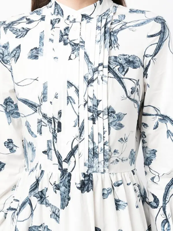 Erdem Floral-print Cotton Dress