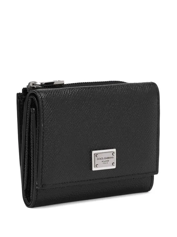 Dolce & Gabbana Logo-plaque Leather Wallet