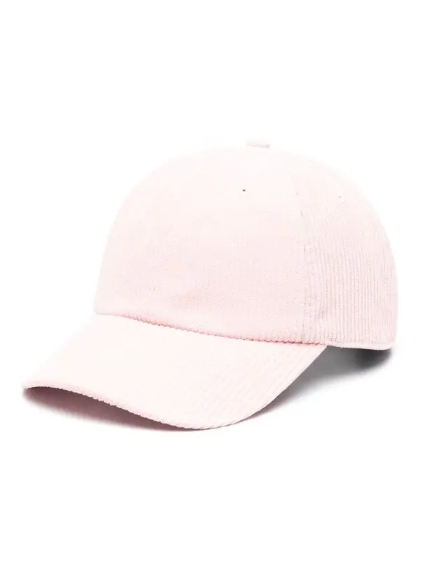 AUTRY Motif-embroidered Ribbed Cap - Pink
