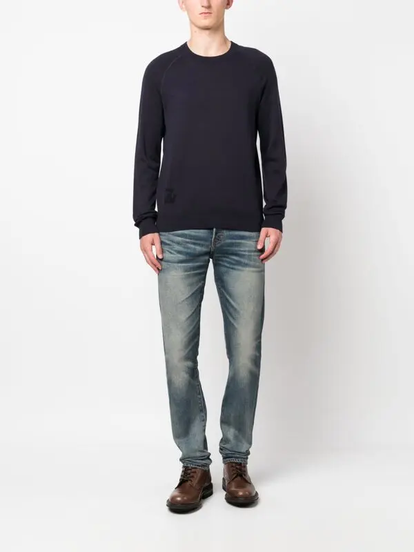 Zadig&Voltaire Thomaso Logo-intarsia Knitted Jumper