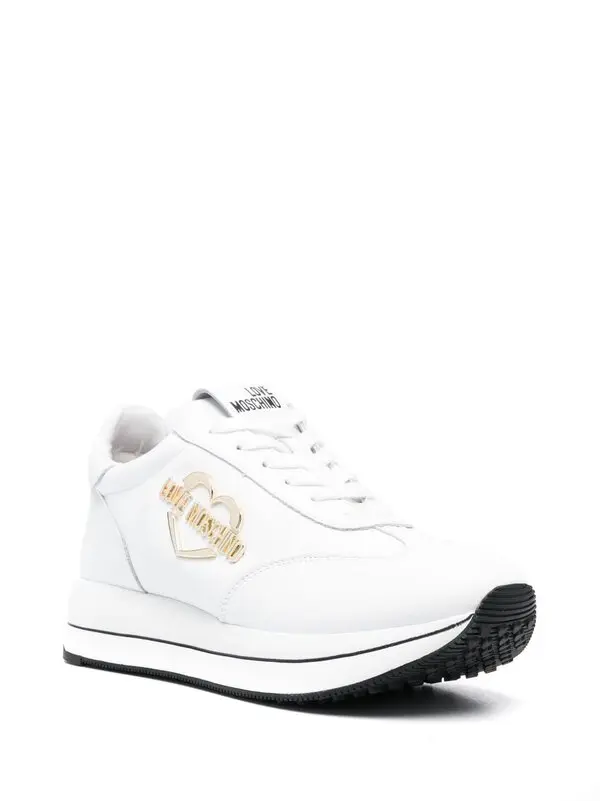 Moschino Logo-plaque Low-top Sneakers