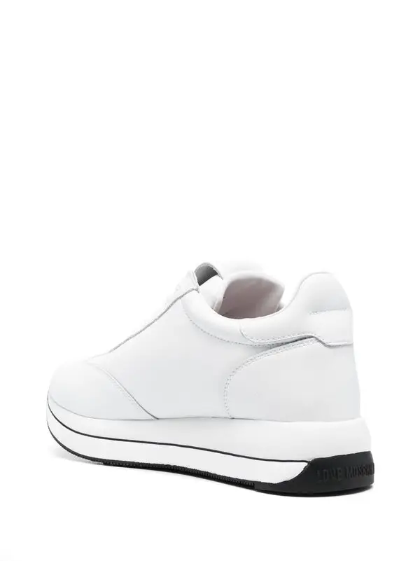 Moschino Logo-plaque Low-top Sneakers