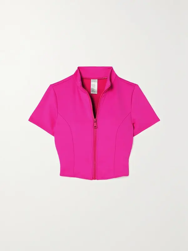 Good American Good Compression Stretch-scuba Rash Guard