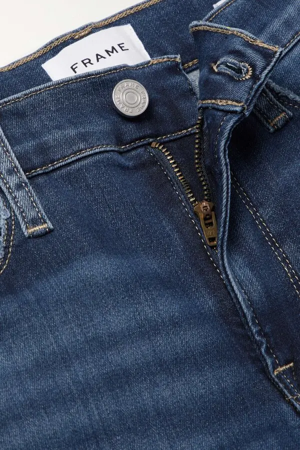 FRAME Le Slim Palazzo High-rise Jeans
