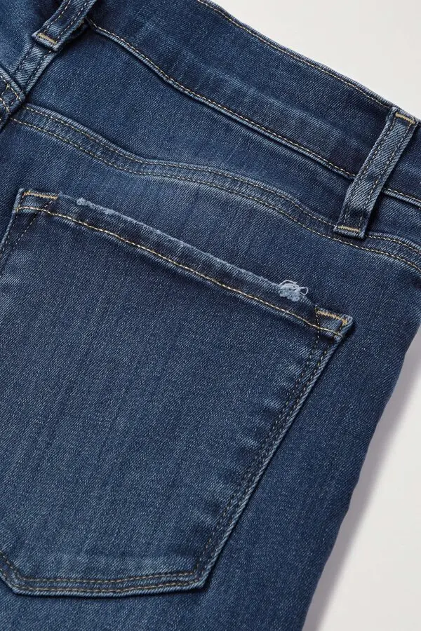 FRAME Le Slim Palazzo High-rise Jeans