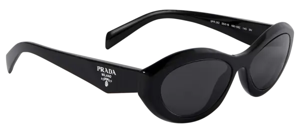 Prada Oval-frame Sunglasses - Black