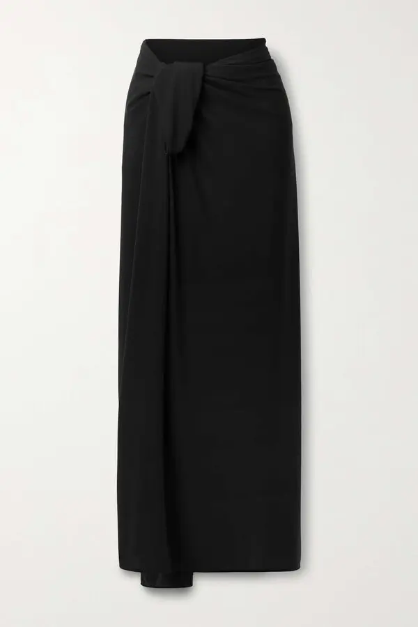 Norma Kamali Ernie Stretch-jersey Pareo