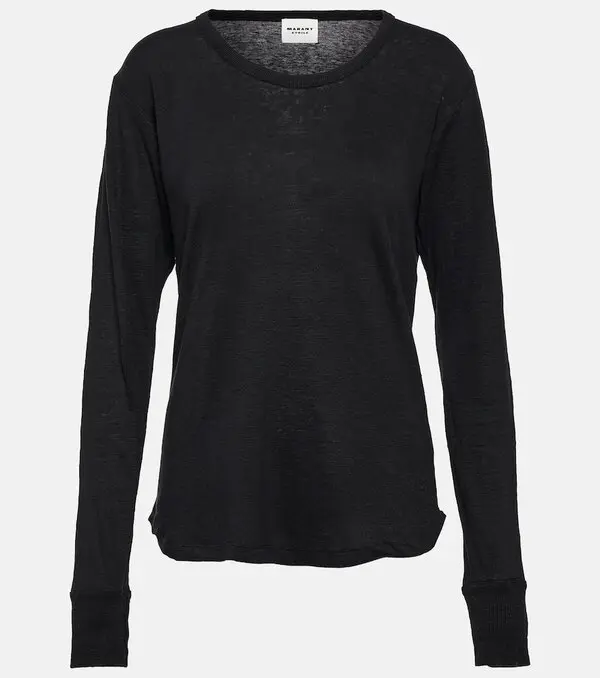 MARANT ETOILE Zeline Linen Top