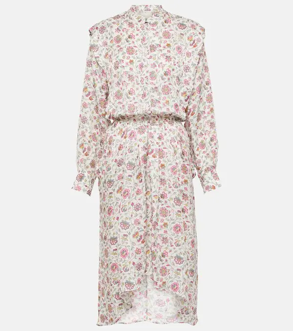 Isabel Marant Lokeya Floral Midi Dress