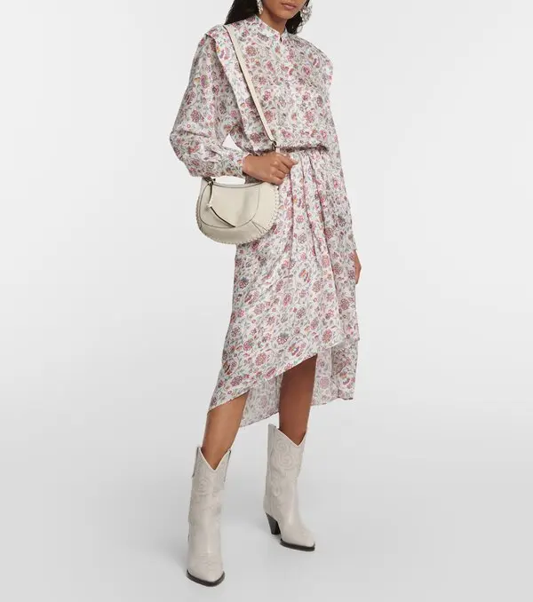 Isabel Marant Lokeya Floral Midi Dress