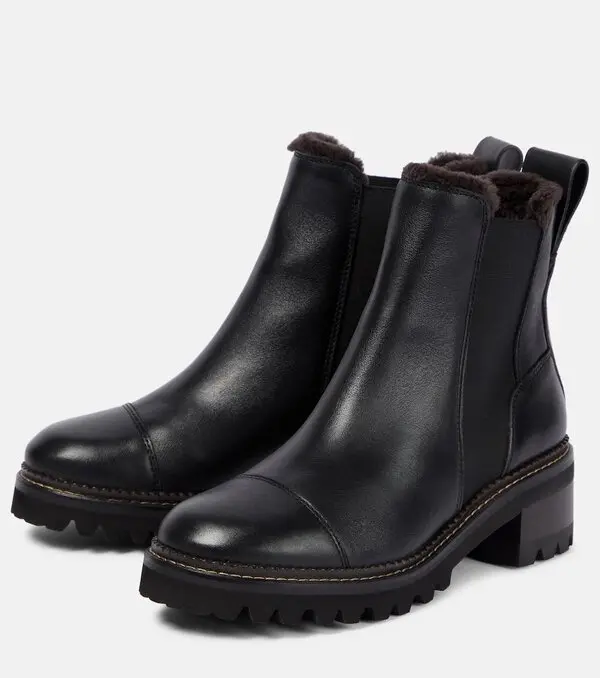 See By Chloé Mallory Leather Chelsea Boots