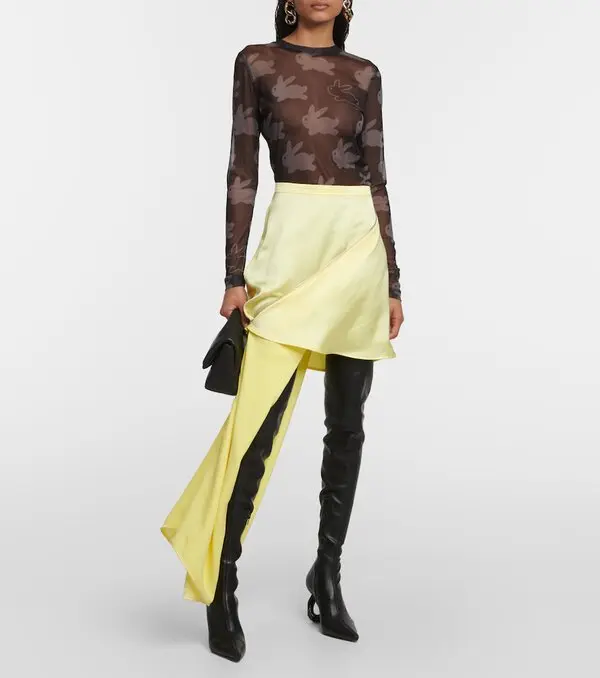 JW Anderson Over-the-knee Chain Detail Leather Boots