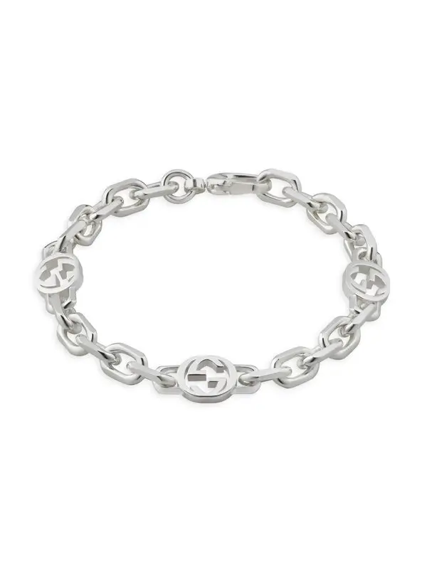Gucci Interlocking G Sterling Bracelet