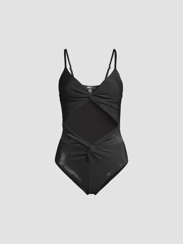 Beach Riot Aviva Cut-out One-piece Swimsuit - Black
