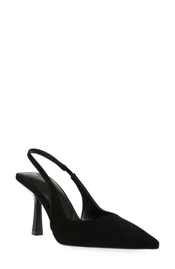 Anne Klein Indianna Slingback Pump - Black Micro