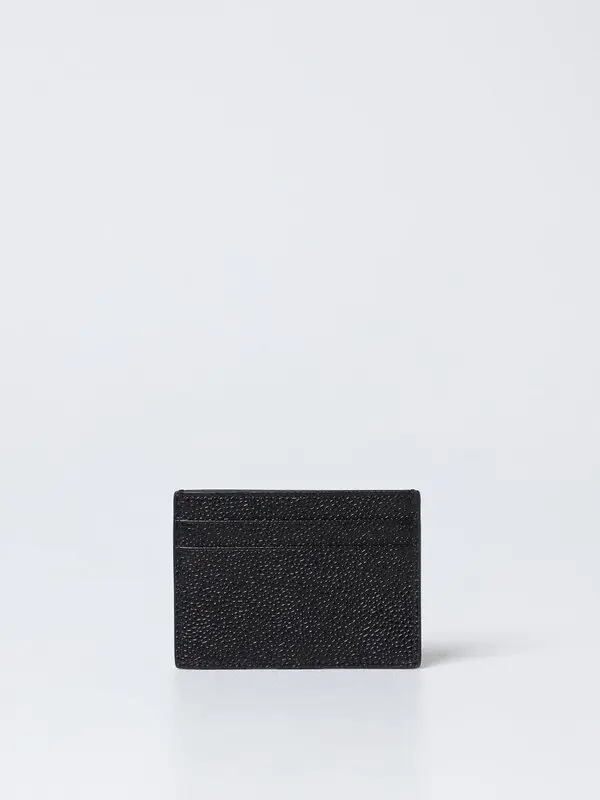 Thom Browne Credit Card Holder In Grained Leather