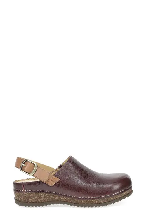 Dansko Merrin Slingback Clogs - Cordovan