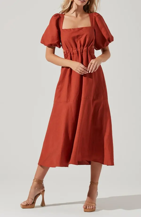 farmers linen dress The Farmers Market Dress