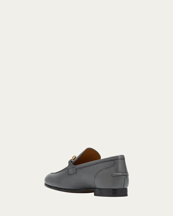 Gucci Jordaan Leather Loafers - Black