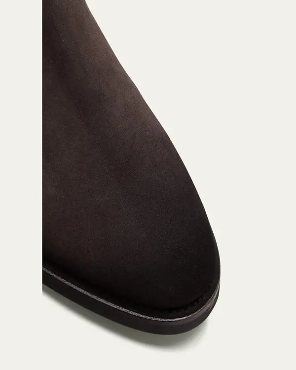 Santoni Enver Suede Chelsea Boots