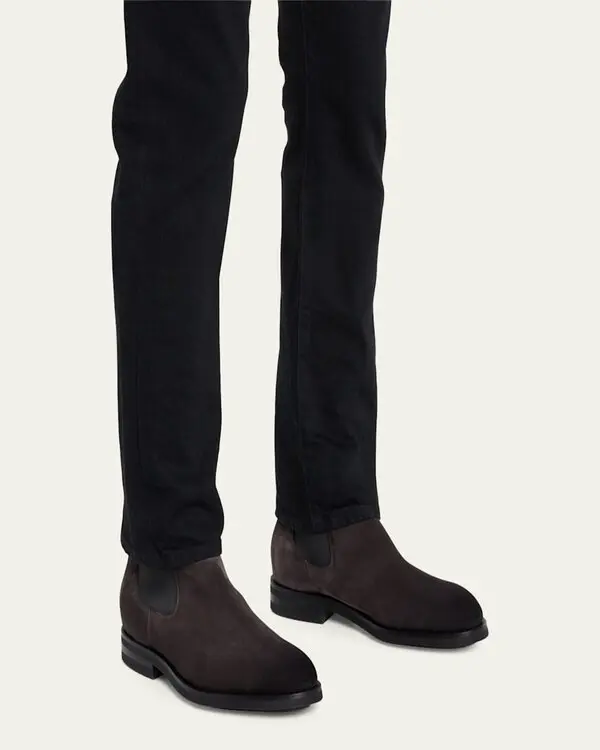 Santoni Enver Suede Chelsea Boots