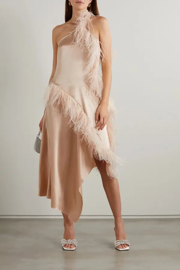 marques almeida asymmetric dress Marques'Almeida Asymmetric Frayed Denim Dress