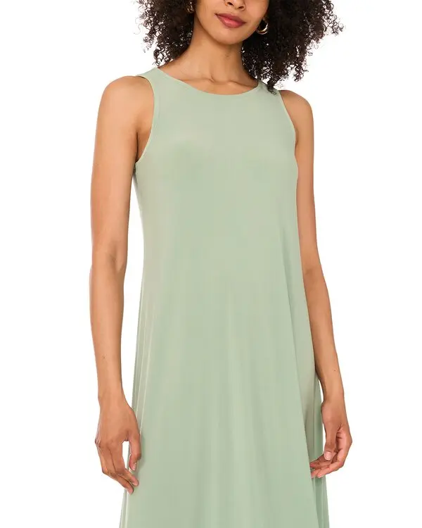 Vince Camuto Keyhole Back Midi Dress - Eucalyptus