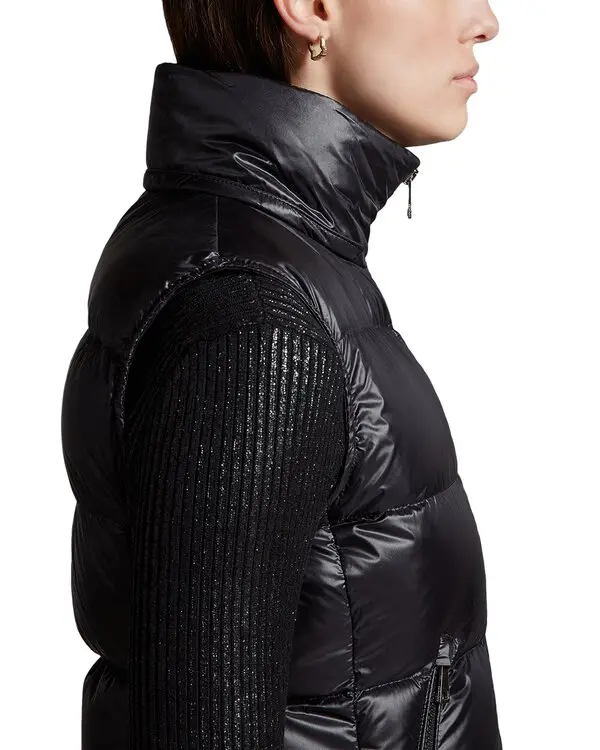 Moncler Gallinule Down Puffer Vest In Black - 30% Off | Editorialist