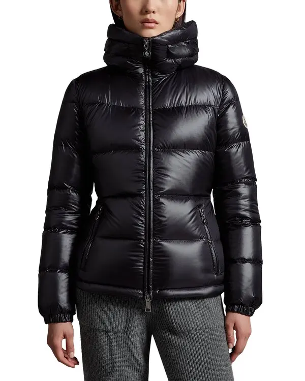 Moncler Douro Hooded Down Jacket - Black | Editorialist