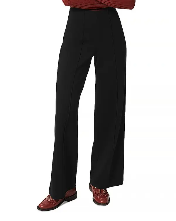 HOBBS LONDON Petites Prim Wide Leg Trousers