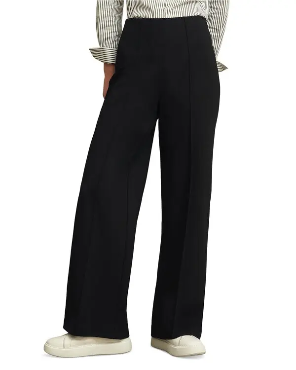 HOBBS LONDON Petites Prim Wide Leg Trousers