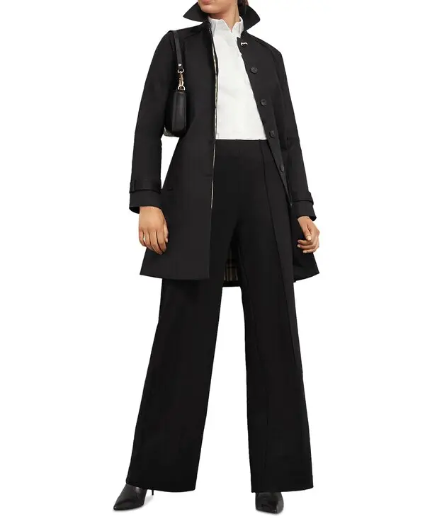 HOBBS LONDON Petites Prim Wide Leg Trousers