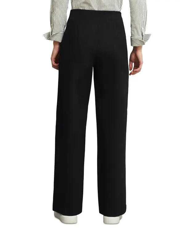 HOBBS LONDON Petites Prim Wide Leg Trousers