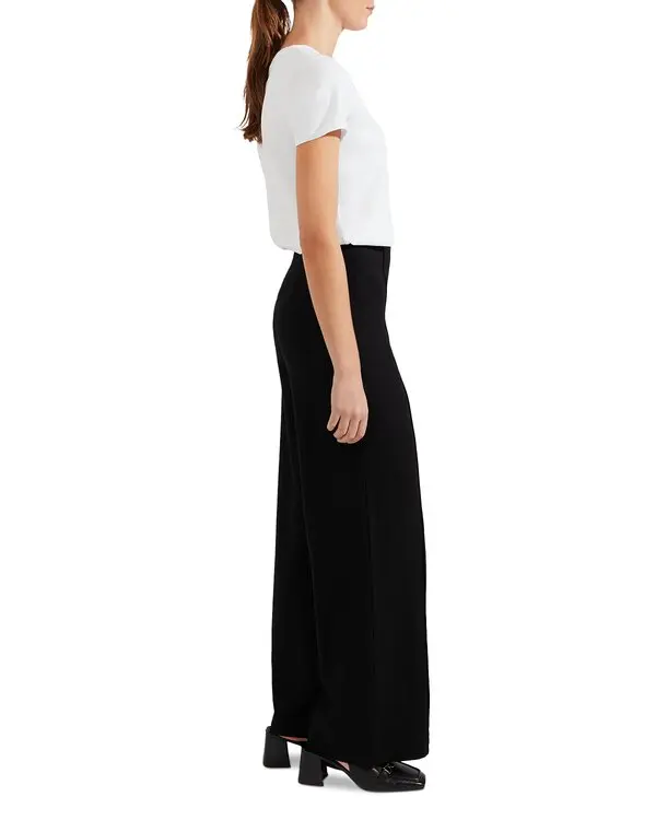 HOBBS LONDON Petites Prim Wide Leg Trousers