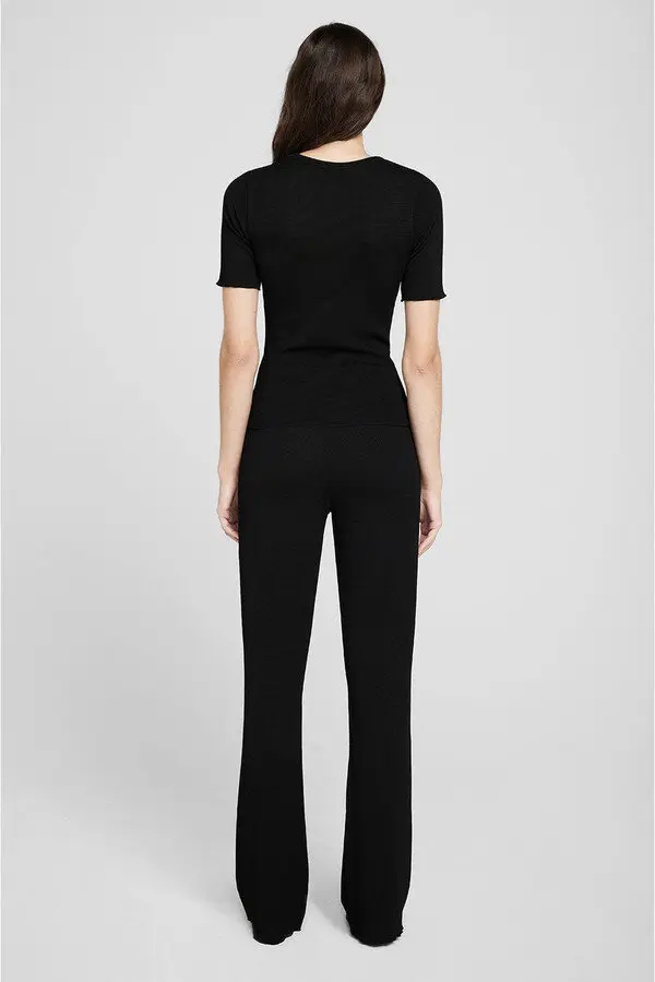 ANINE BING Billie Pant Waffle