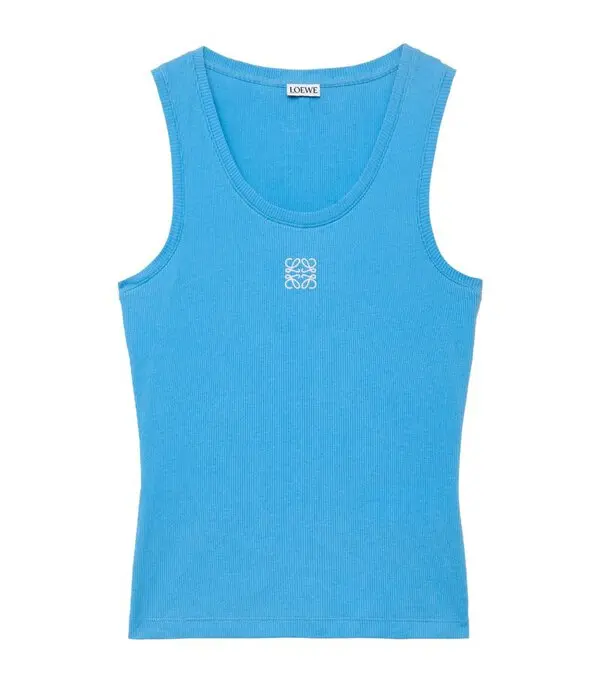 Loewe Embroidered Anagram Tank Top