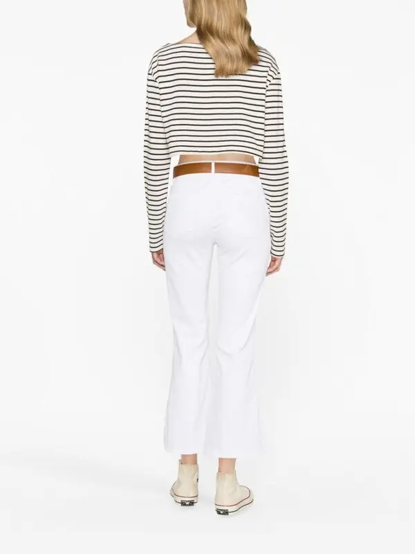 FRAME Le Crop Flare Slit Jeans
