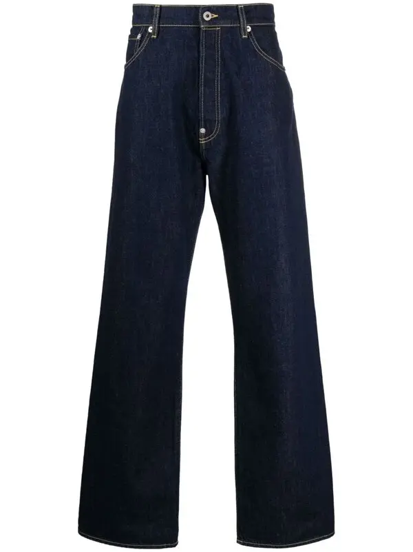 Kenzo Dark-wash Wide-leg Trousers