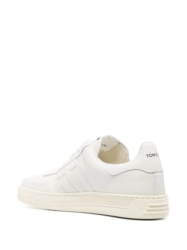 TOM FORD Logo-patch Low-top Leather Sneakers